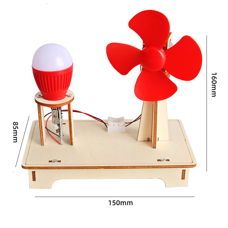 Monday Kids DIY Wind Turbine Model Kits Kid Science Experiments ...